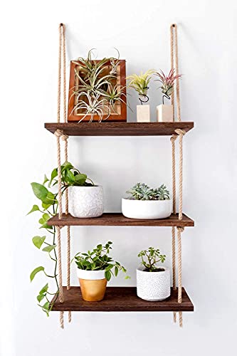 Mkono Wall Hanging Shelf, 3 Tier and 2 Tier