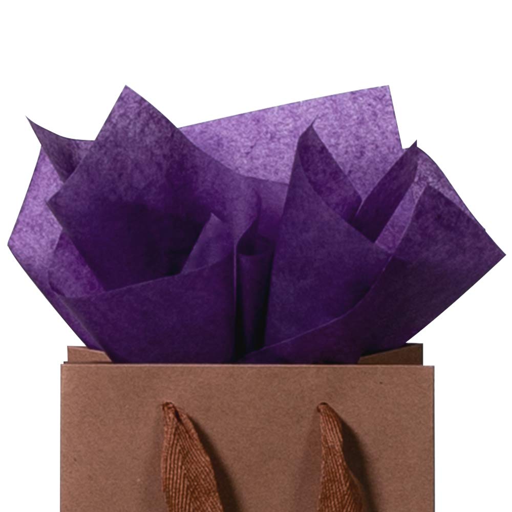 Sodaxx 30 pack 15 x 20” Gift Tissue Wrapping Paper – Purple – For Gift Bags, Gift Wrap Packaging, DIY Crafts, Christmas, Birthdays, Flowers, Parties, etc
