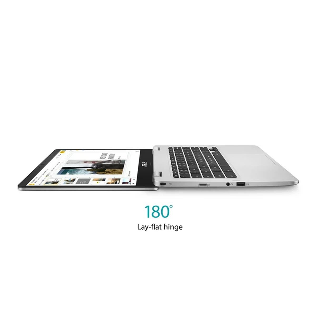 ASUS Chromebook C424M 14-inch FHD (1920 x 1080) Laptop - Intel Celeron N4020 CPU - 4GB RAM - 64GB eMMC Storage - WiFi 5 (802.11ac) - Bluetooth 5.0 - Chromebook OS