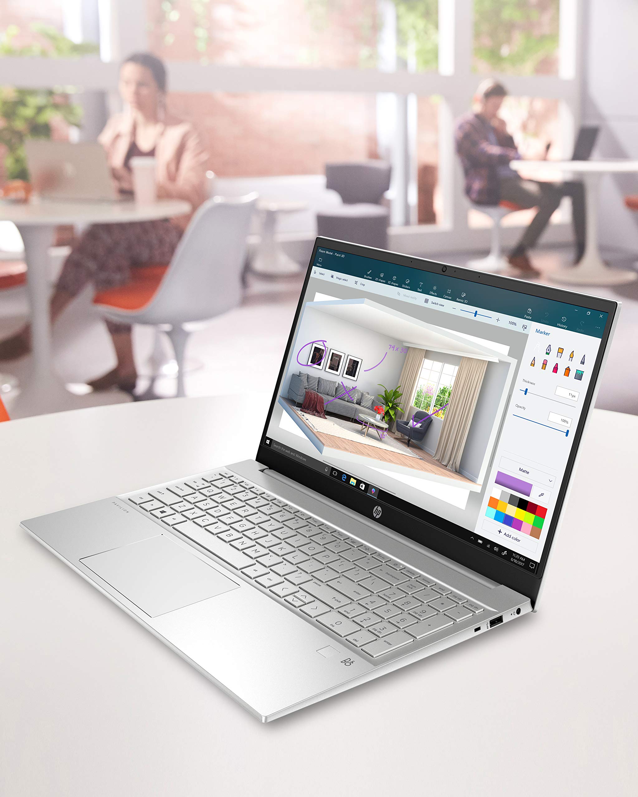 HP Pavilion 15 Laptop, 11th Gen Intel Core i7-1165G7 Processor, 16 GB RAM, 512 GB SSD Storage, Full HD IPS micro-edge Display, Windows 10 Pro, Compact Design, Long Battery Life (15-eg0021nr, 2020)