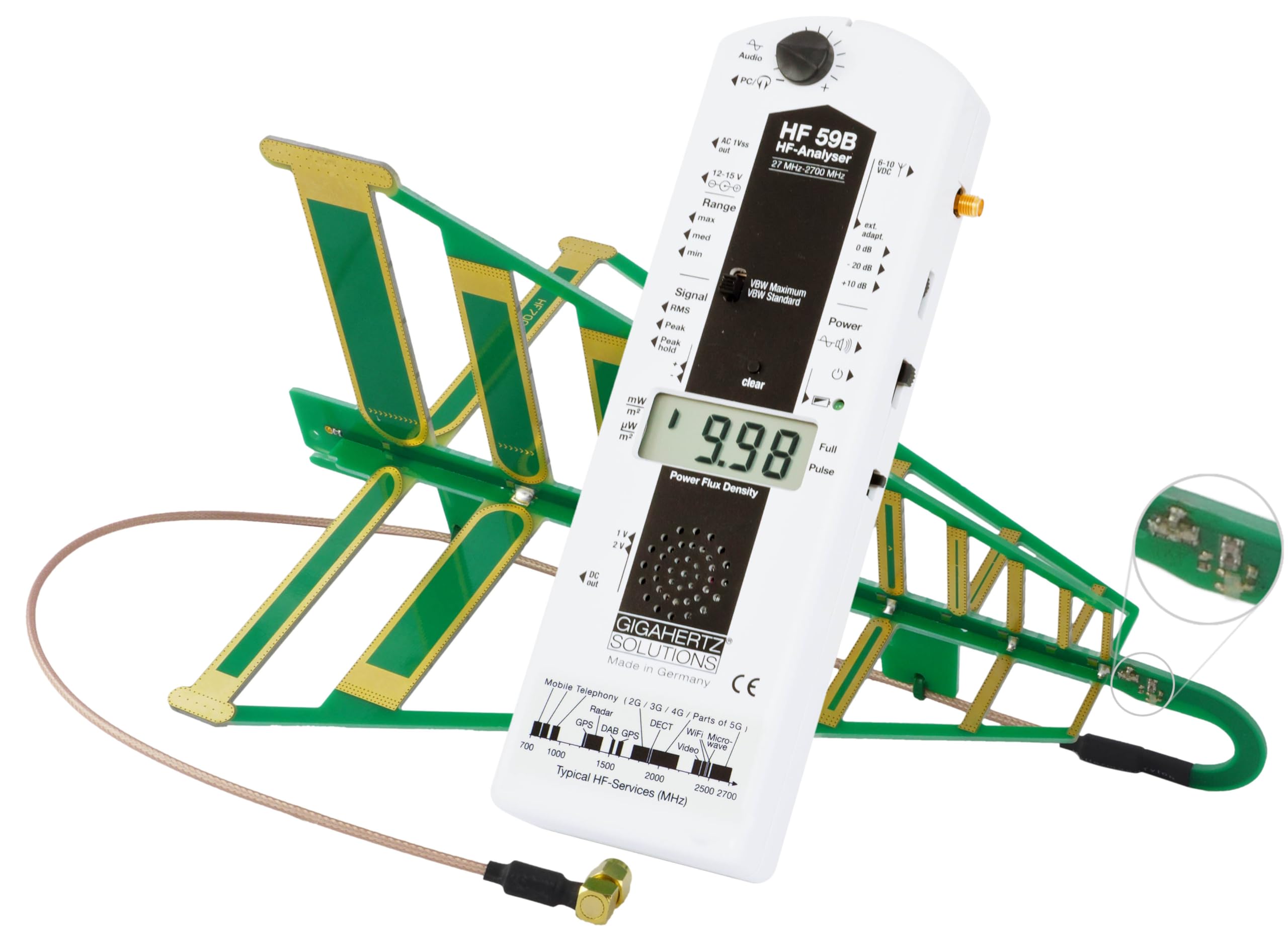 Gigahertz Solutions HFE59B RF Meter KIt 27MHz - 3.3GHz