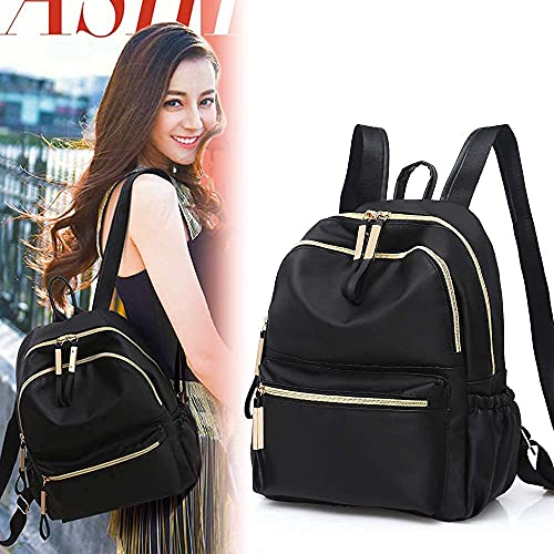 Backpack for Women, Nylon Travel Backpack Purse School Shoulder Bag Small Casual Travel Daypack for Girls Ladies