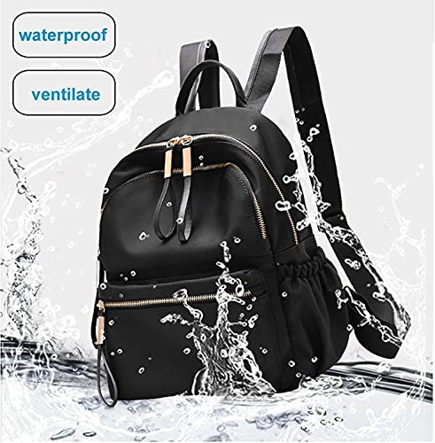 Backpack for Women, Nylon Travel Backpack Purse School Shoulder Bag Small Casual Travel Daypack for Girls Ladies