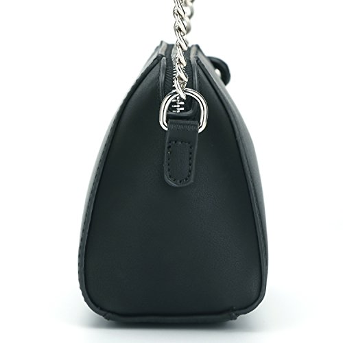 DAVIDJONES Faux Leather Hobo Purse and Wallet set for women Small Chain Crossbody Bags for Girls Bundle
