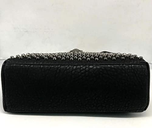 Downupdown Punk Skull Black Rivet Shoulder Bag Women Purse Casual Handbag