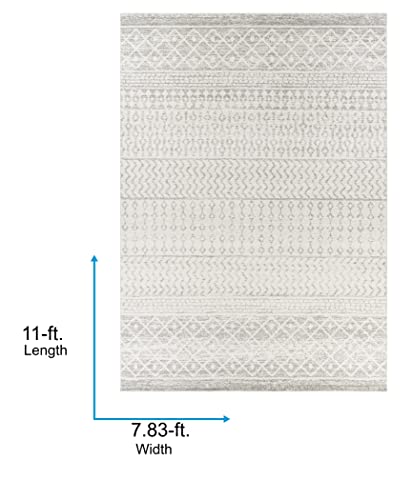 Artistic Weavers Chester Boho Moroccan Area Rug,7'10" x 11',Grey