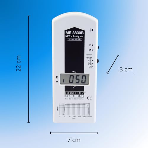 GIGAHERTZ Solutions ME3830B - Standard Electromagnetic Field Meter for Low Frequency 16 Hz - 100 kHz