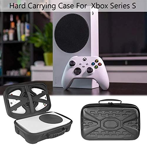 Pinson Hard Carrying Case for Xbox Series S Game Console and Wireless Controllers Accessories Protective Cover Storage Travel Bag