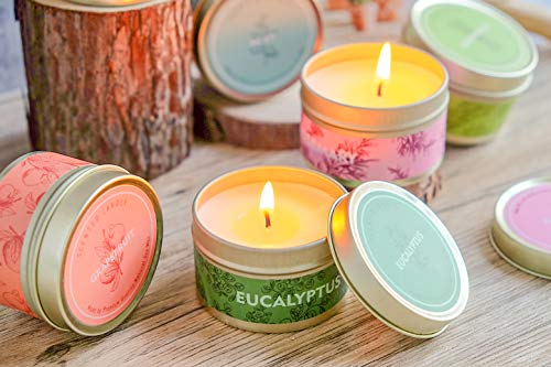 Scented Candles, Scented Candles Gifts Set, Aromatherapy Candles for Home, Essential Oil Infused Soy Wax Candles, Gifts for Mom