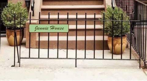Eletina Simple Fashion Speakeasy Sign,6x16 inches Brown Metal Sign