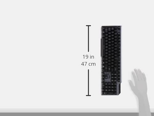 MSI Mechanical Gaming Keyboard, Clicky Kailh Box White Switches, RGB Mystic Light (Vigor GK50 Elite BW)