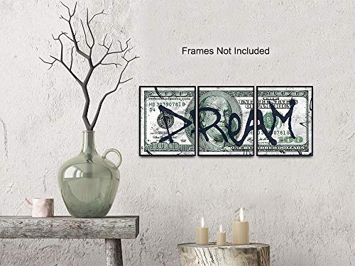 Motivational Wall Art - 8x10 Motivational Posters - Entrepreneur Wall Art - Office Wall Art Decor - Home Office Decor - Motivational Wall Decor - Graffiti Wall Art - Entrepreneur Gifts