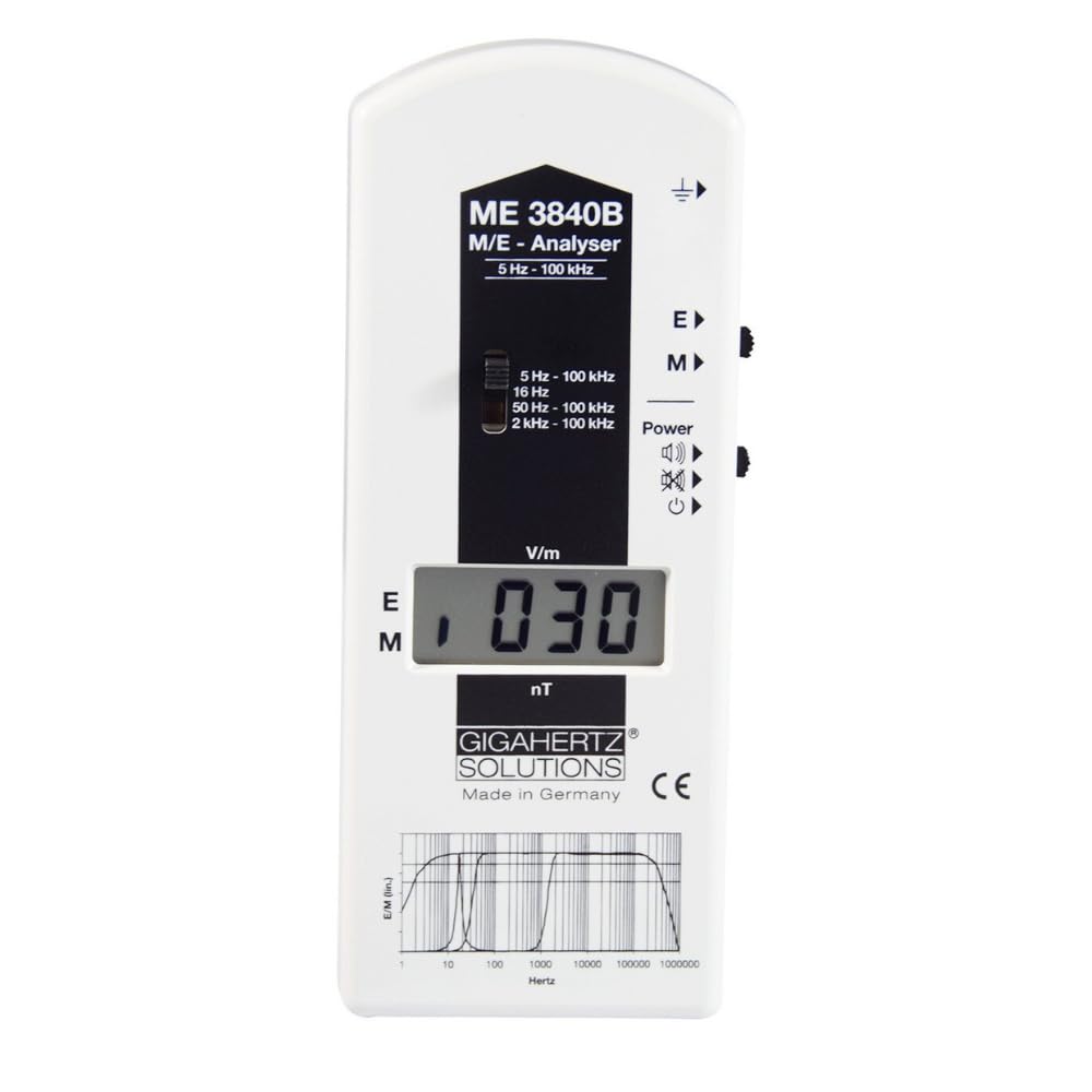 Gigahertz Solutions ME3840B EMF Meter 16Hz - 100kHz With Built In Frequency Filter