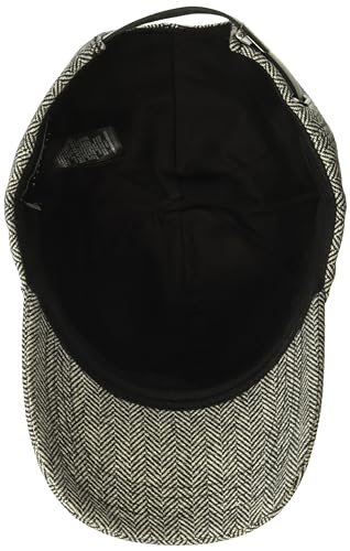 Ted Baker Men's GREGGG Tweed Cap, Black