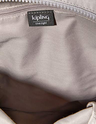 Kipling Women's City Pack Backpack Handbag, Grey Grey, 18.5x32x37 cm (LxWxH)