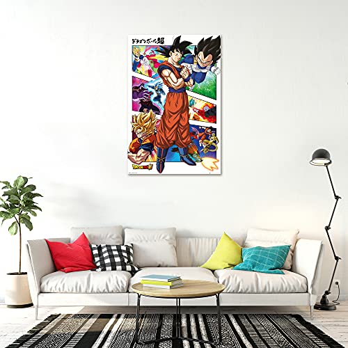 Dragonball Super - Manga TV Show Poster (Goku Panels) (Size: 24" x 36")