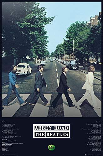 Trends International 24X36 The Beatles - Abbey Album Wall Poster, 24" x 36", Unframed Version