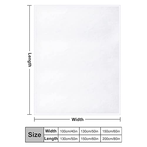Throw Blanket Fleece Blanket Soft Comfortable Blanket Superfine Fiber Camping Sofa Home Throw for Adult Kids 50"x40"
