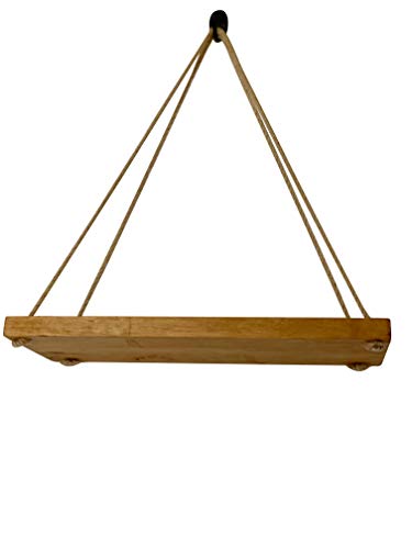 Sevenoneseven Hanging Shelves Wall Shelves Floating Shelves Rustic Wall Mounted Shelves Solid Wood Floating Wall Shelf Farmhouse Decor - 1 Tier Perfect for Your Living Room Wall Decor,Bathroom Shelves