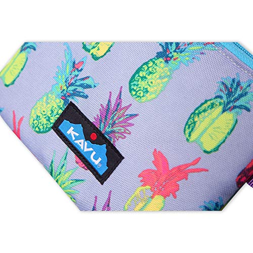 KAVU Renrose Crossbody Wallet with Rope Strap-Pineapple Pop