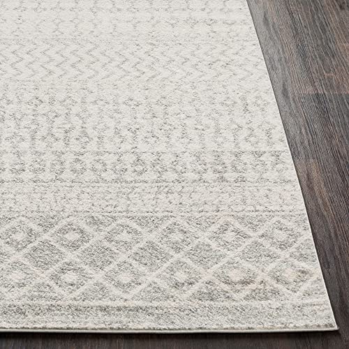 Artistic Weavers Chester Boho Moroccan Area Rug,6' Round,Grey