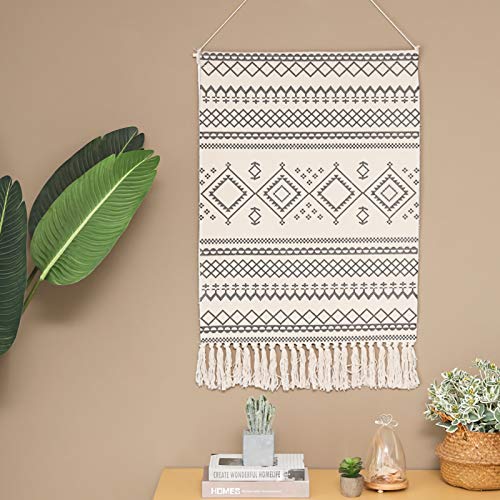 Kingrol 2 Pack Geometric Moroccan Area Rugs, Cotton Rugs for Kitchen Living Room Bedroom Bathroom Laundry Room, 2 x 3 Feet, 2 x 4.2 Feet