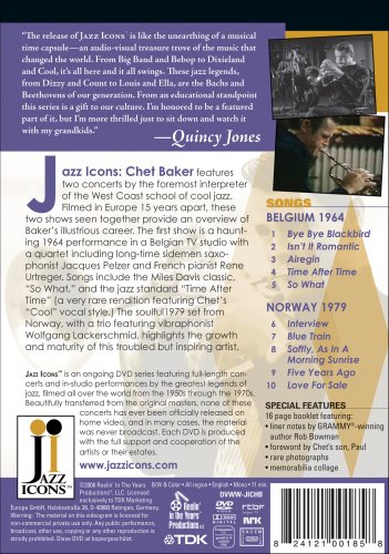 Jazz Icons: Chet Baker Live in '64 and '79