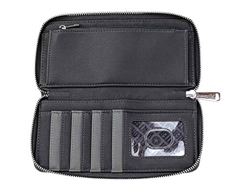 Loungefly x Marvel Winter Soldier Cosplay Zip-Around Faux Leather Wallet