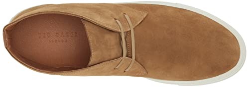 Ted Baker Men's CLARECS Suede Chukka Hybrid Boot, TAN, 10