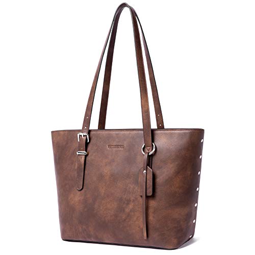 WESTBRONCO Purses For Women Vegan Leather Purses and Handbags Large Ladies Tote Shoulder Bag