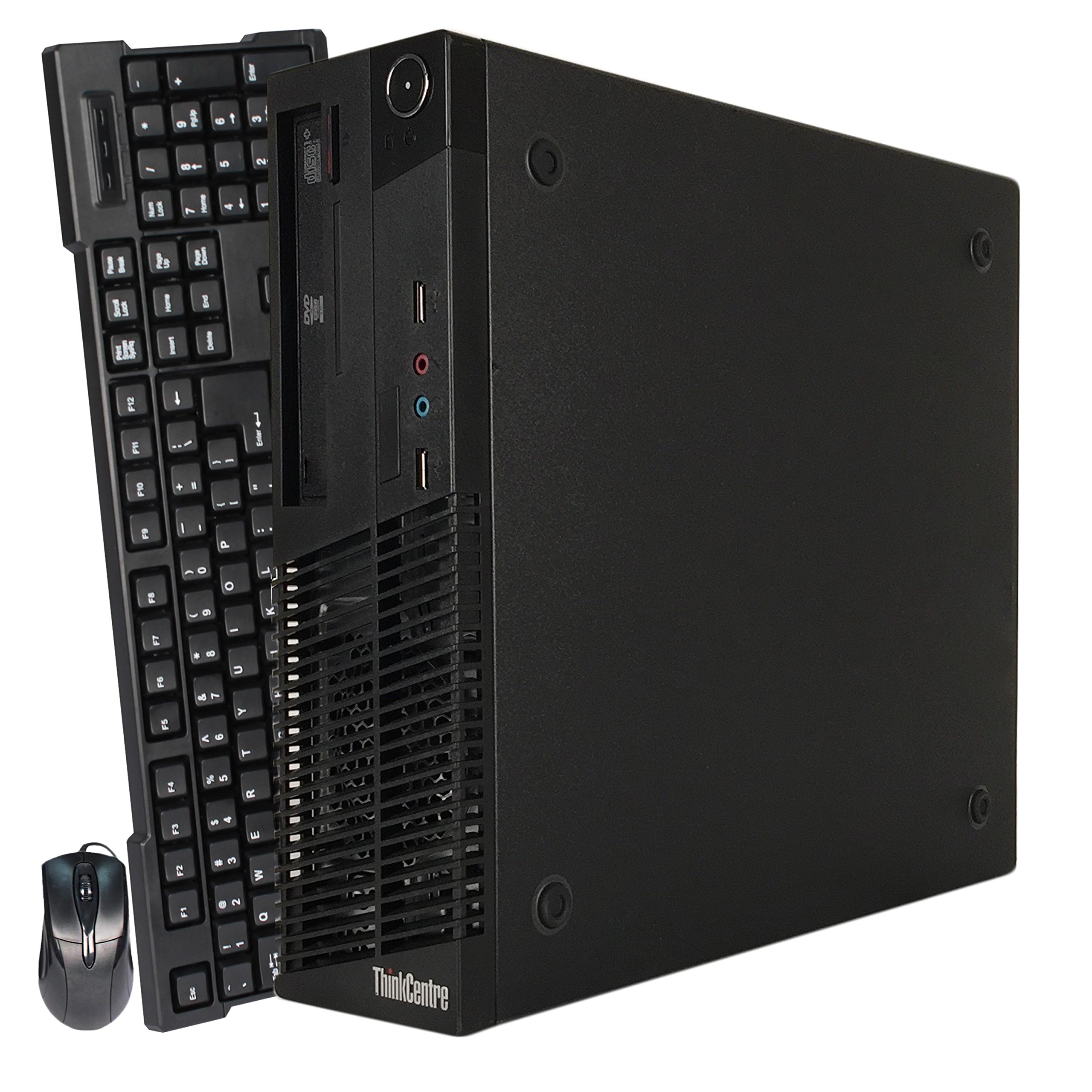 Lenovo ThinkCentre M82 Small Form Business High Performance Desktop Computer PC (Intel Core i7 3770 3.4 GHz,8G DDR3 RAM,3TB HDD,DVD,WiFi,Windows 10 Pro 64)(Renewed)