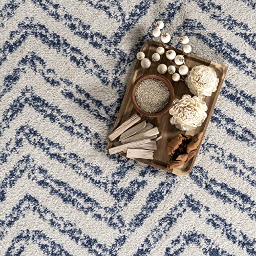 nuLOOM Rosanne Geometric Area Rug, 10' x 13', Blue