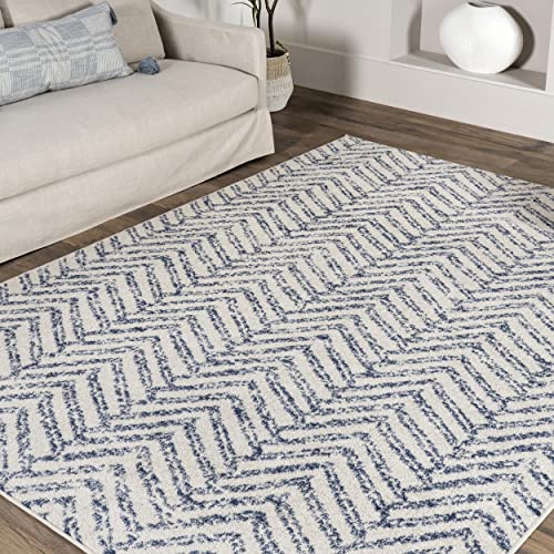 nuLOOM Rosanne Geometric Area Rug, 10' x 13', Blue