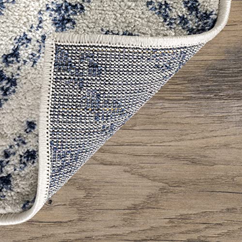 nuLOOM Rosanne Geometric Area Rug, 10' x 13', Blue