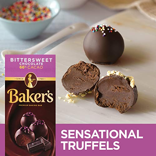 Baker's Premium Bittersweet Chocolate Baking Bar (4 oz Bar)
