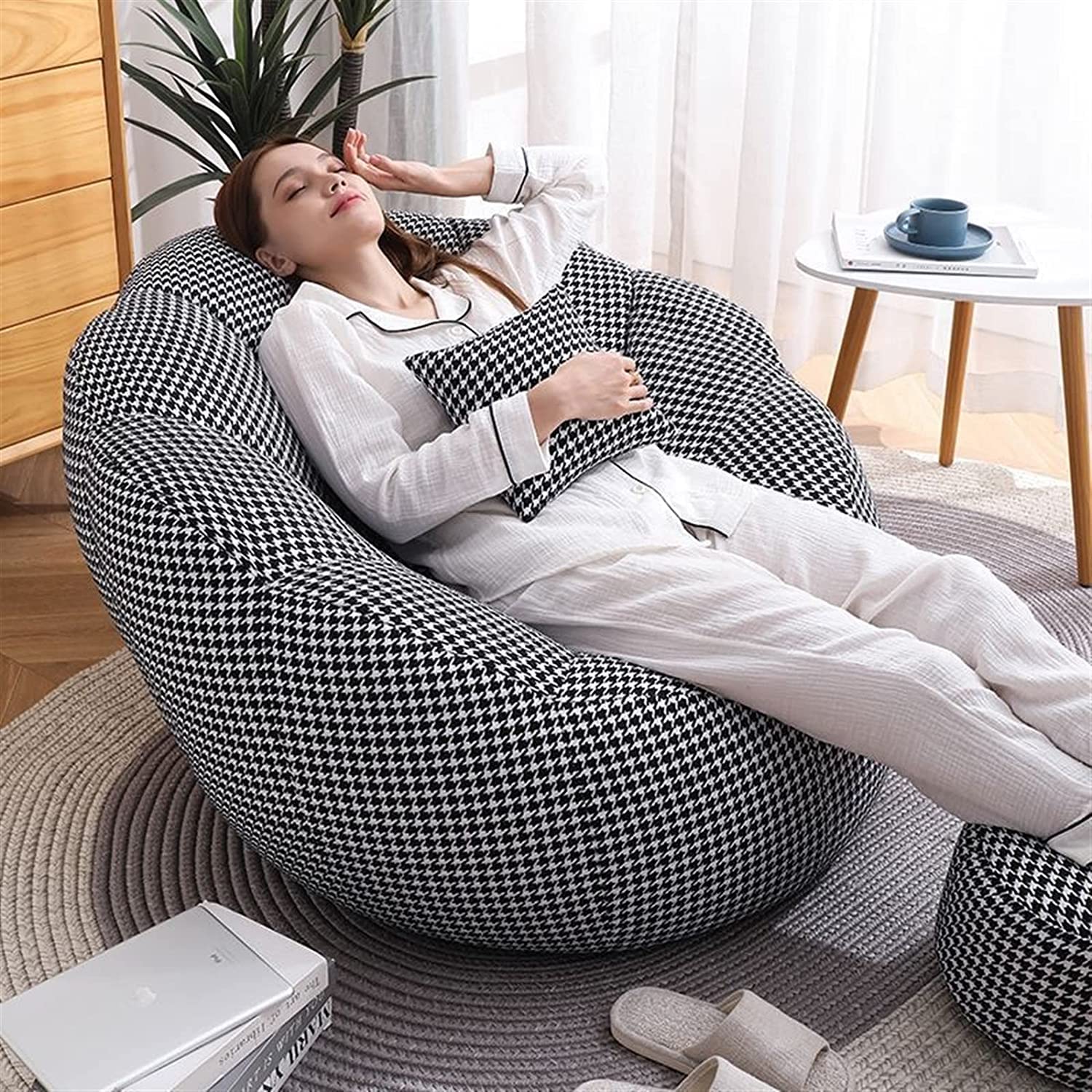New Thick and Wear-Resistant Bean Bag Chair Huge Single Lazy Sofa Rental House Small Apartment Furniture Placed On The Ground Bean Bag Sofa