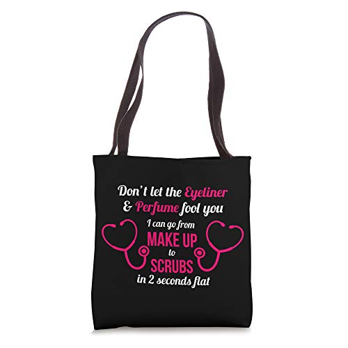 RN NP LVN CNA Nurse Life Scrub Funny Nursing Graduate Gift Tote Bag