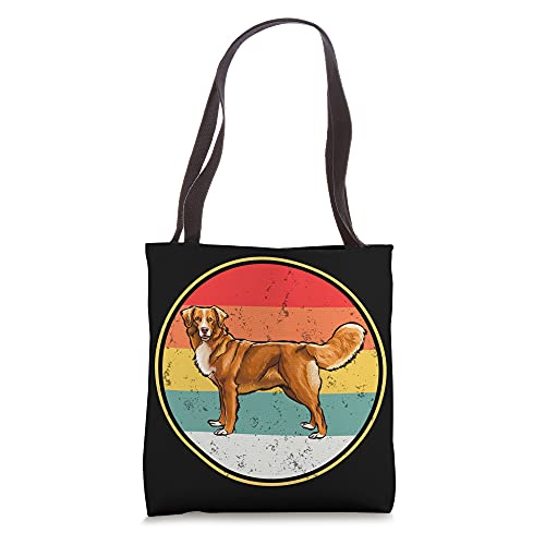 Vintage Retro Sunset Nova Scotia Duck Tolling Retrievers Dog Tote Bag