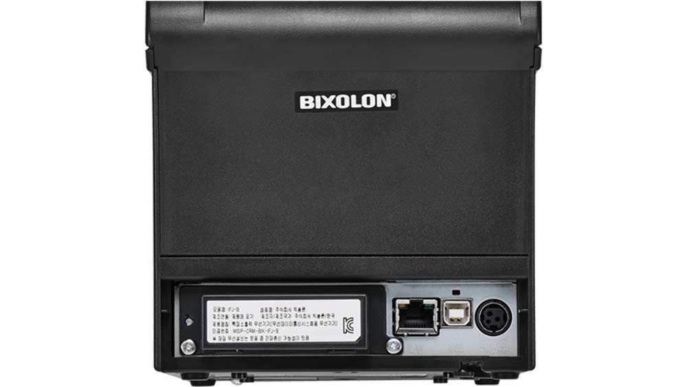 BIXOLON SRP-350PLUSIIICOSG Thermal Printer with Power Supply and USB Cable, Serial/USB/Ethernet, Black, Small