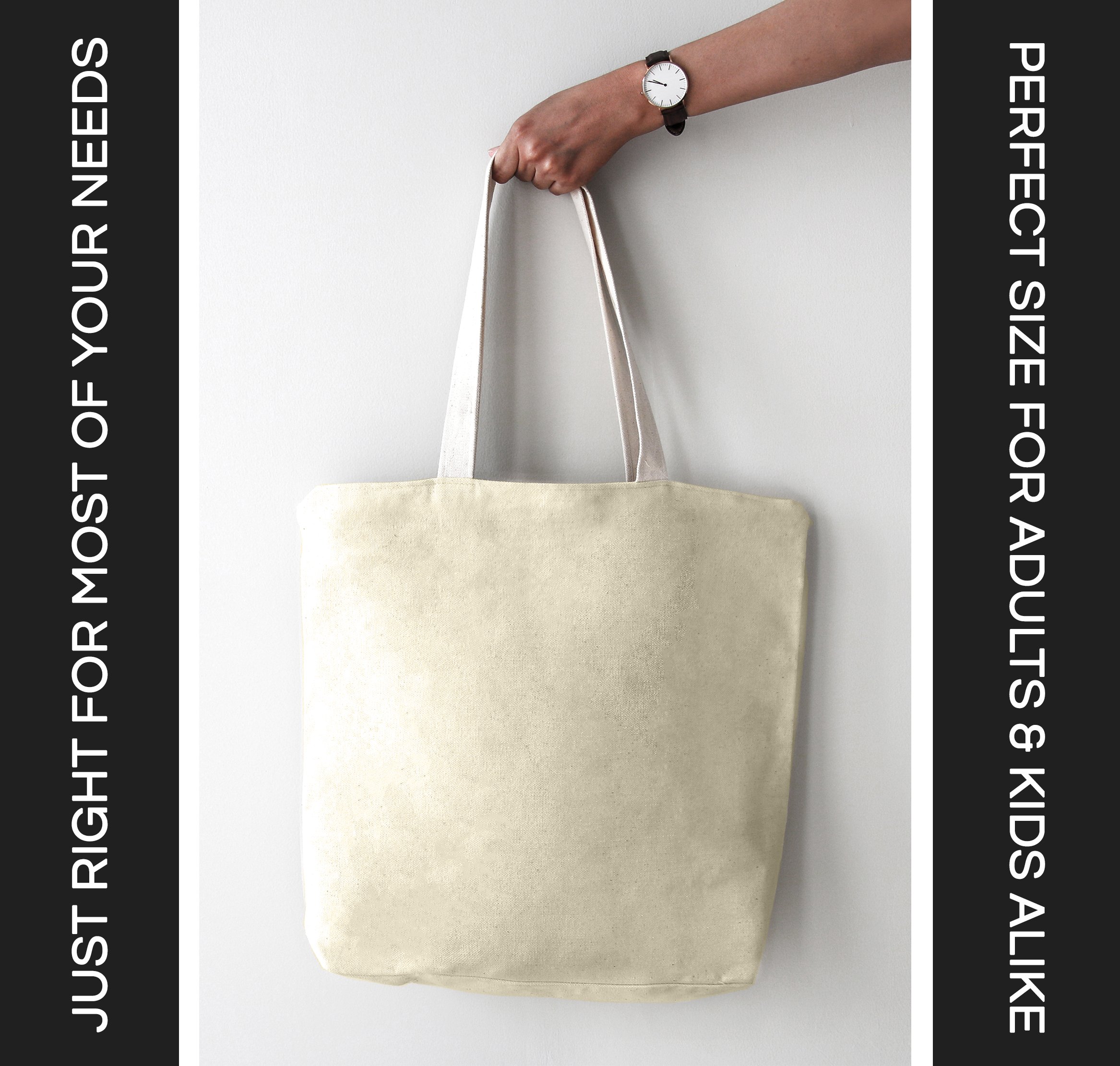 12 Pack Canvas Tote Bags – Design Your Own Party Favor Pack Tote Canvas Bags by Big Mo’s Toys