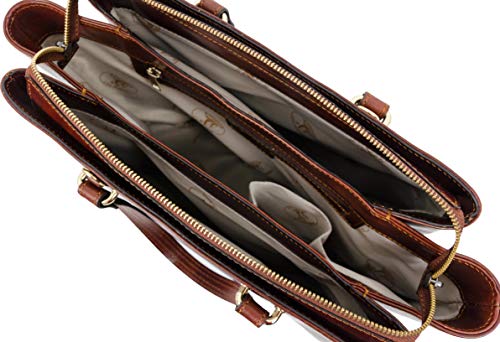 Time Resistance Leather Handbag Top Handle Bag Purse for Women