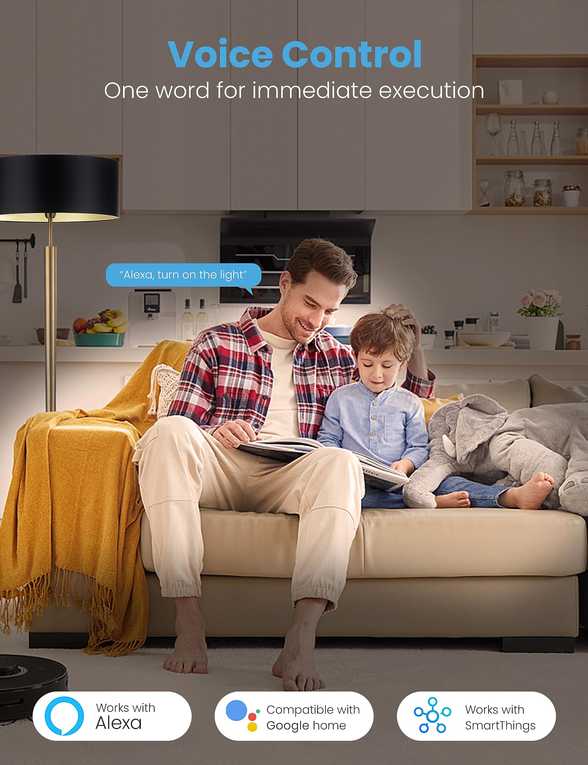 Smart Plug 5GHz, EIGHTREE Smart Plug Compatible with Alexa & Google Home, 5GHz & 2.4GHz WiFi, Smart Socket with Remote Control & Timer Function, 2 Pack