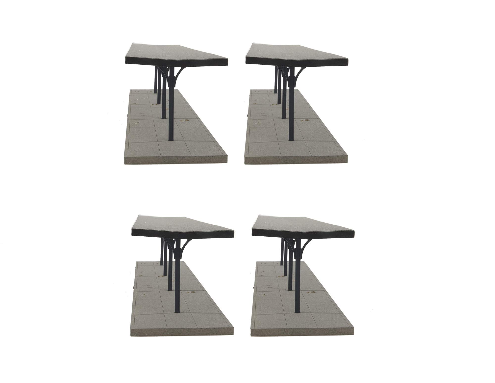Walthers Cornerstone Series Kit HO Scale Butterfly-Style Station Platform Shelters