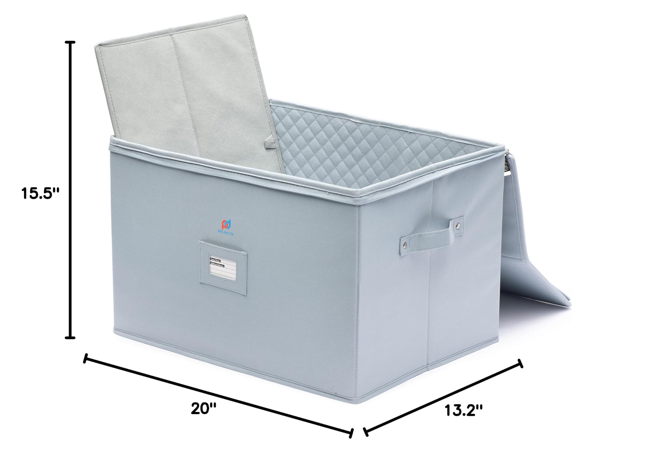 XX-Large Tall Stemware Wine Glass Storage Container (20x15.5x13.2 In). Fully Padded 12-Large Compartments With Hard Top, Bottom and Sides. For Wine Bottles, Glasses, Flutes Up To 13.2 Inches Tall