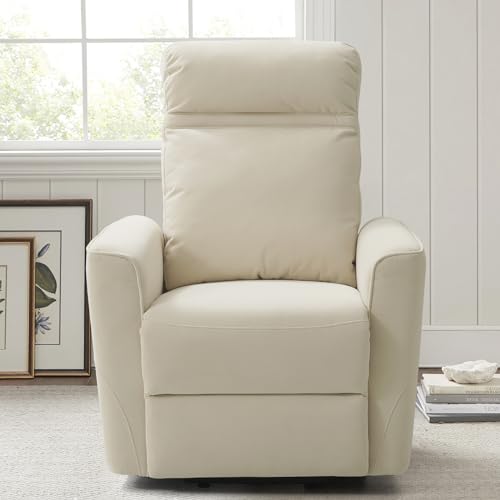 Wichvens Power Lift Recliner Chair with Massage,Multi-Angle Adjustment Seat,Mattevelvet Fabric Reclining Single Sofa with Side Pocket& Remote Control for Living Room,Bedroom,Office(Beige)