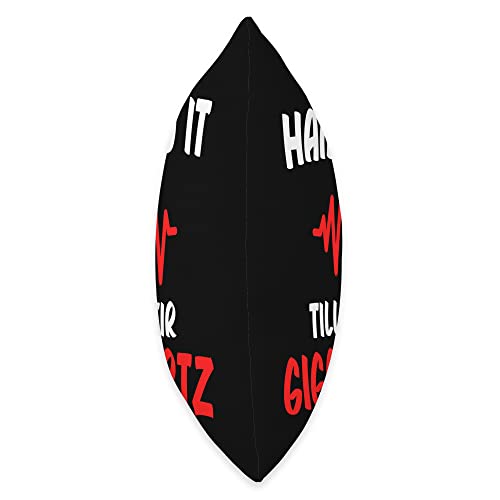Click Like for Ham Radio Amateur Radio Funny Design, Hams do it Till Their gigahertz Throw Pillow, 16x16, Multicolor
