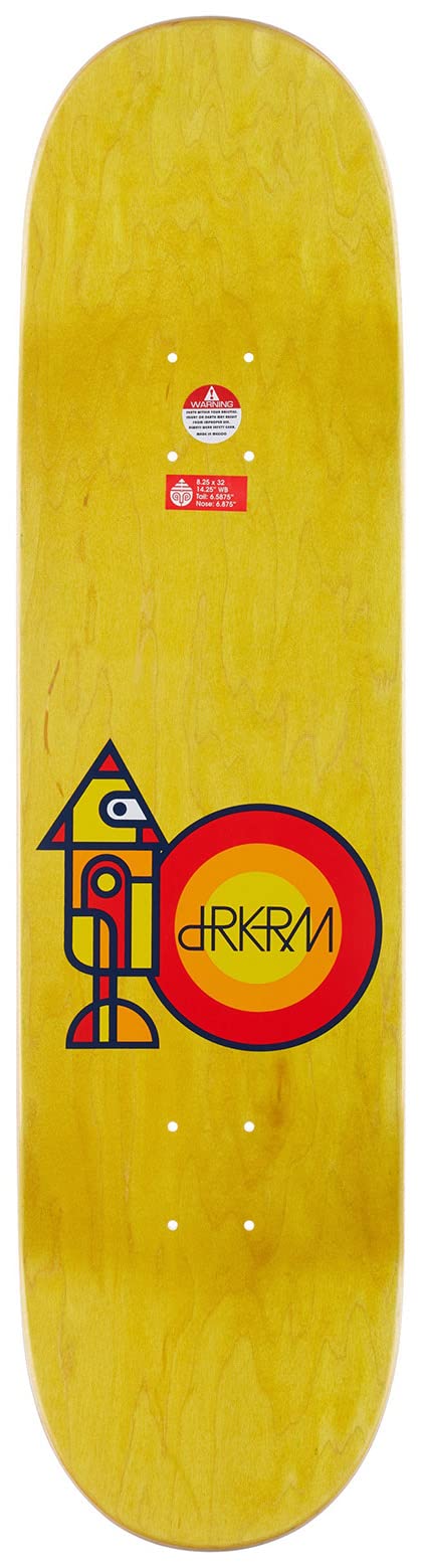 Gigahertz Blue Skateboard Deck 8.25 x 32 cm Multi-Coloured