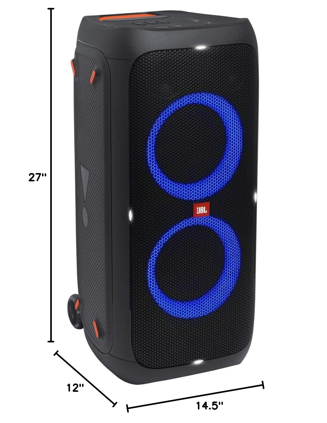 JBL - PartyBox 310 - Black JBLPARTYBOX310AM (Renewed)