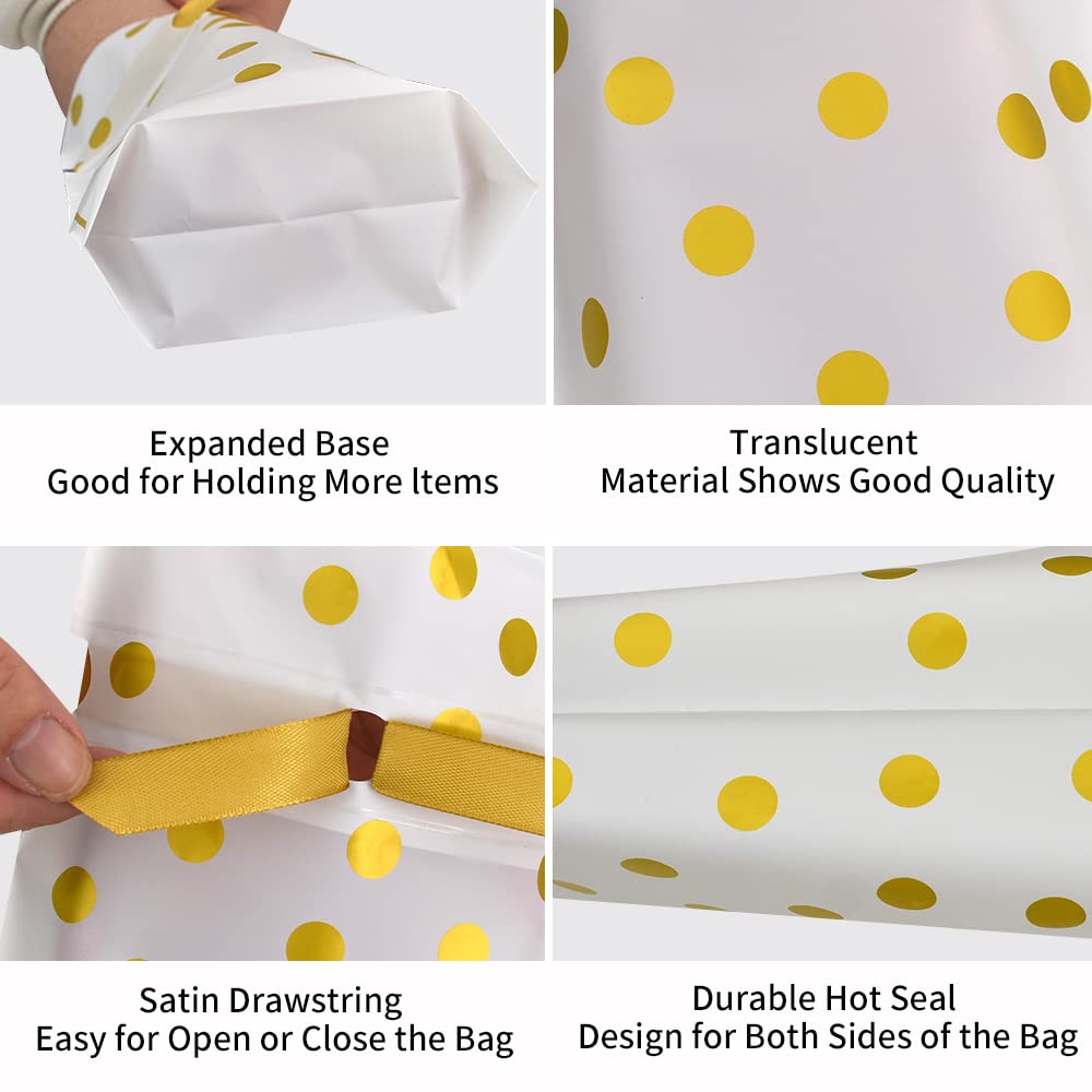BEISHIDA 50pcs Small Drawstring Gift Bags Candy Bag Goody Bag Food Storage Bags Gift Wrapping Package Drawstring Bags Party Favor for Baby Shower