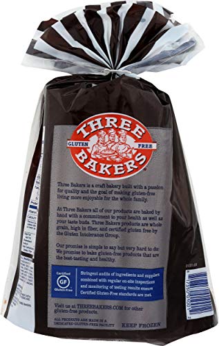 Three Bakers Rye Style Sliced Bread, Gluten Free, 19 oz